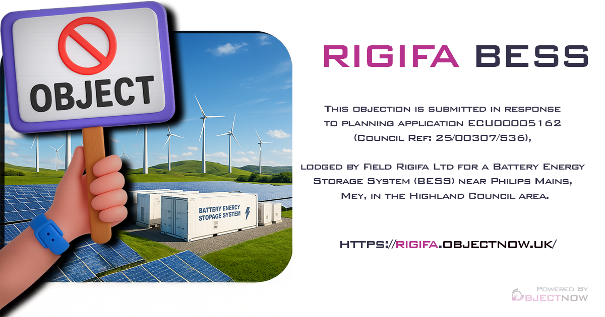 Rigifa BESS Object Now